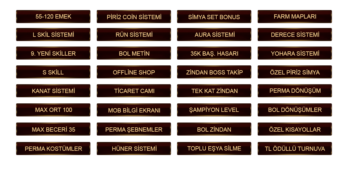 Piri2 Global | 55-120 | Emek Yapısı | Piri2 Coin Sistemi » Metin2 PVP ...